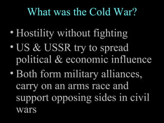 Causes of the cold war | PPT