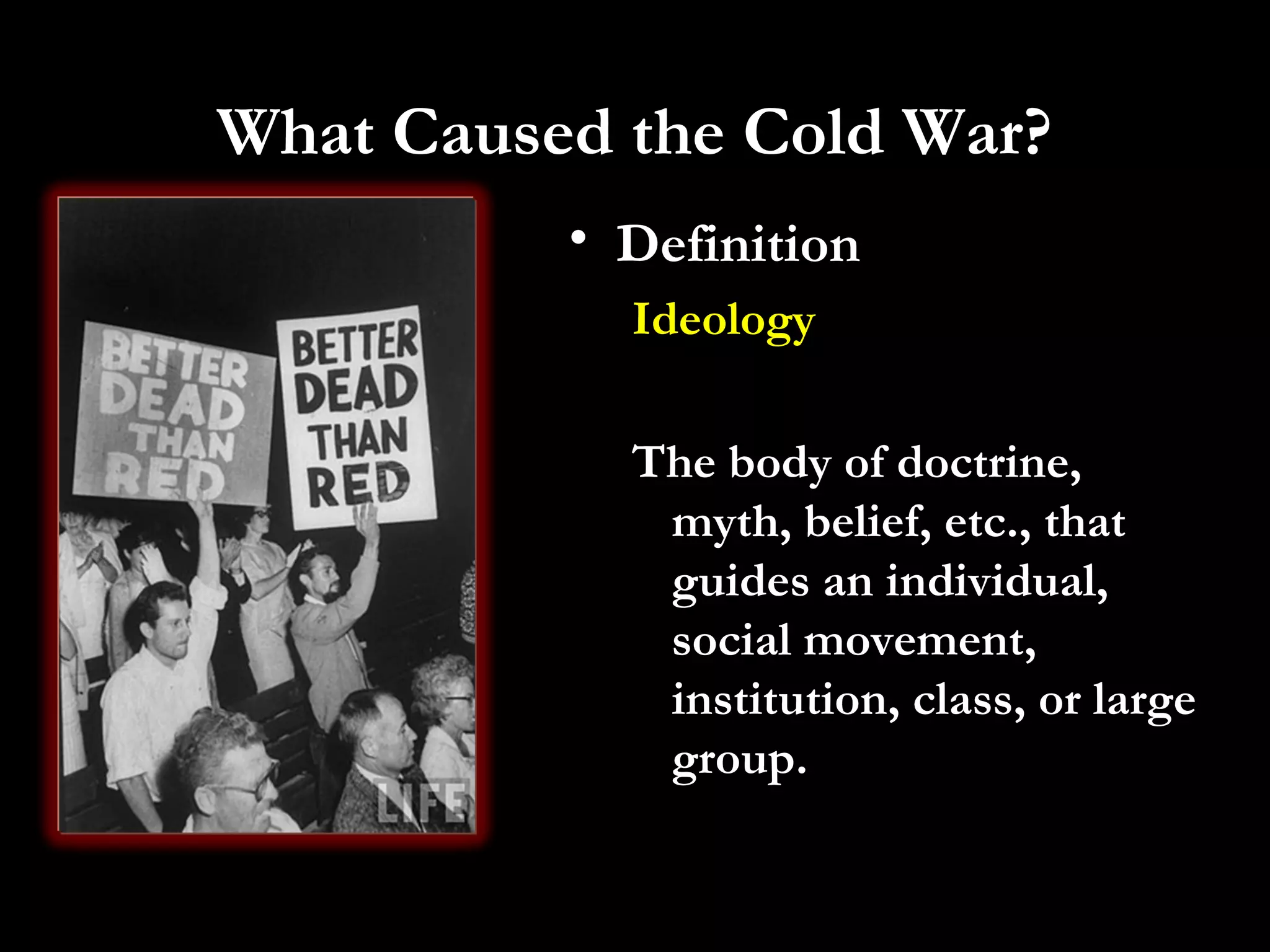 Causes of the Cold War | PPT