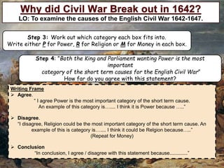 Causes of the english civil war | PPTX