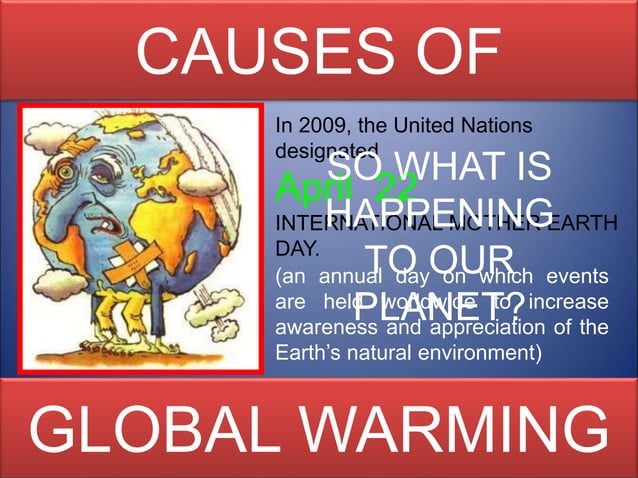 Causes of the global warming | PPT