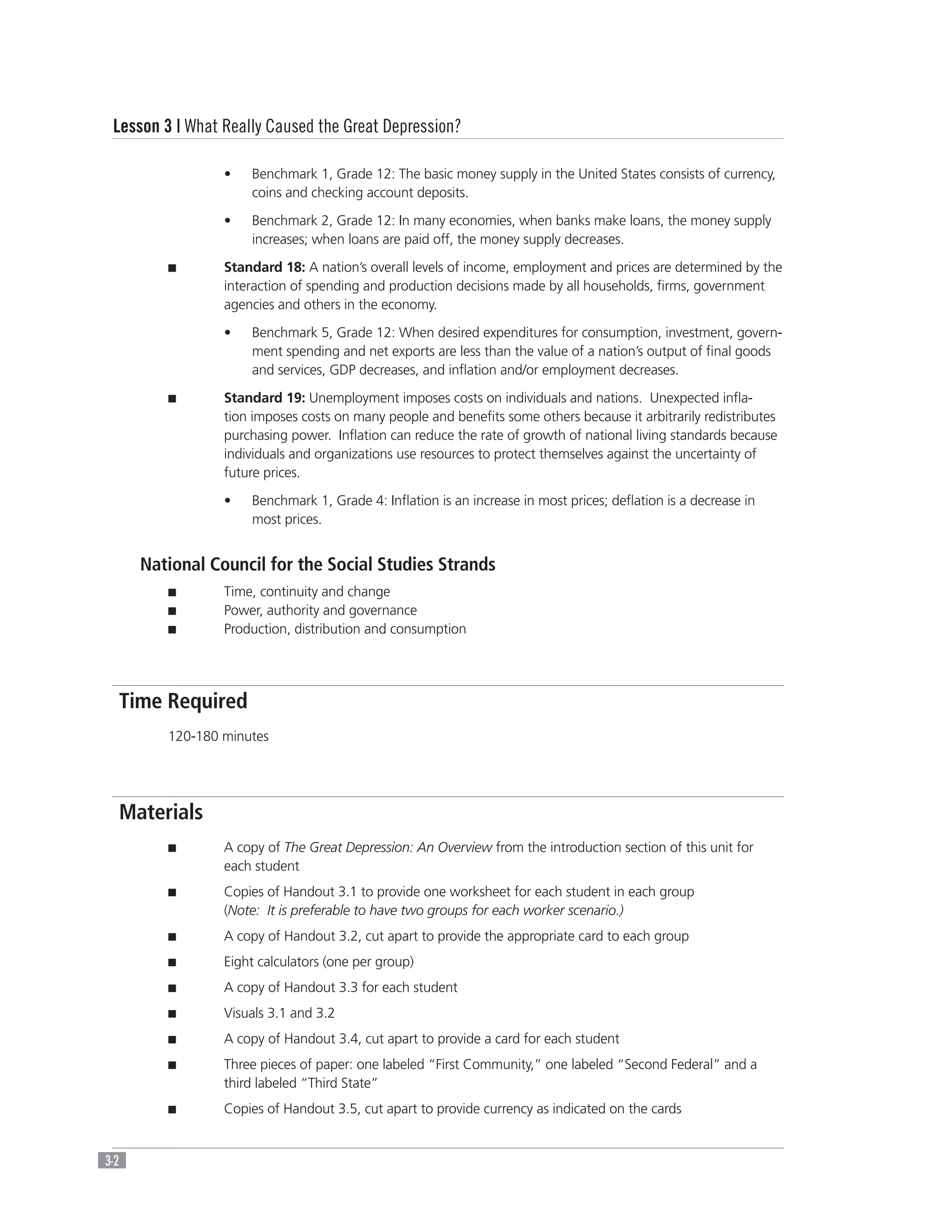 Causes of the Great Depression | PDF