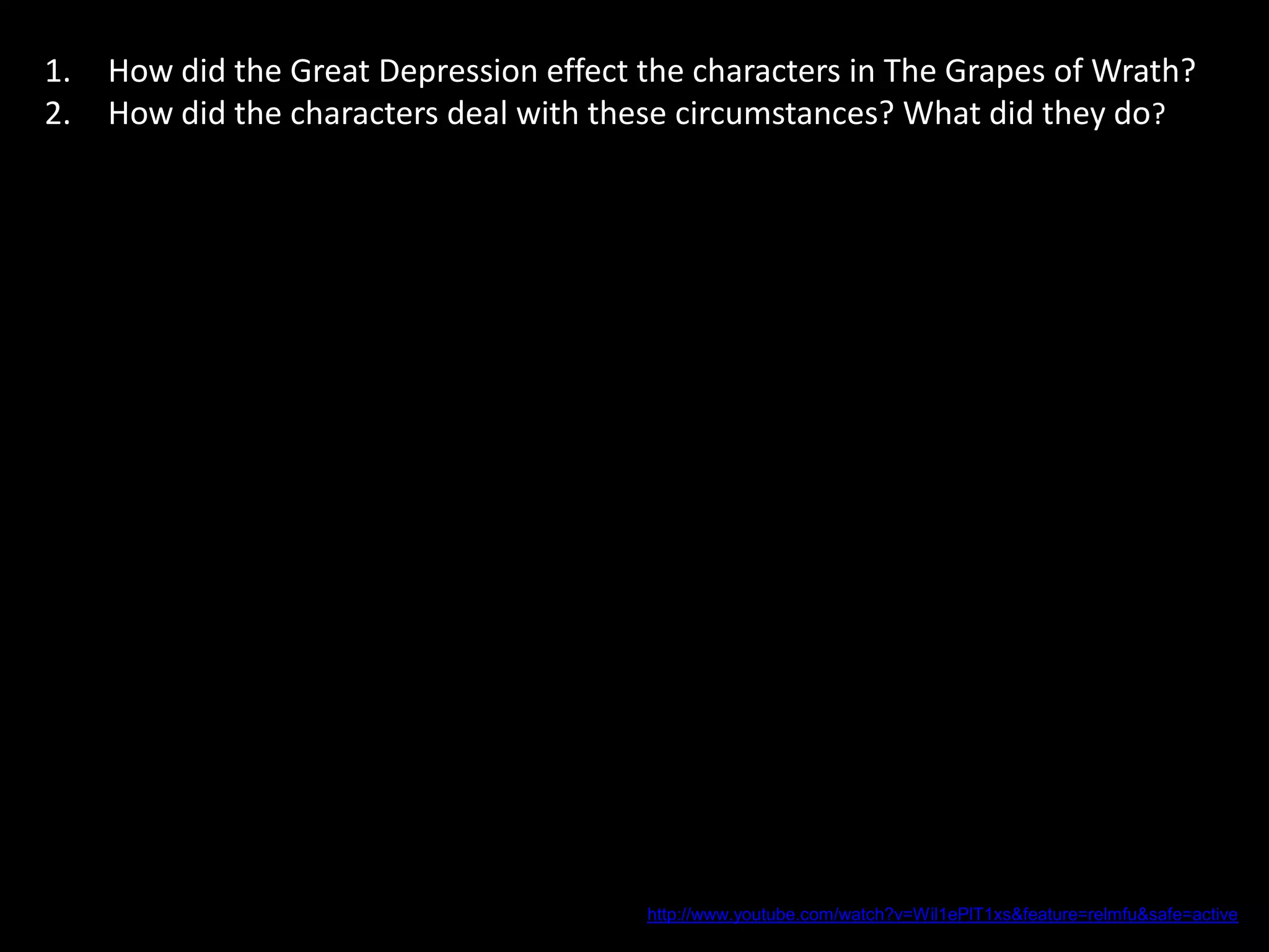 Causes of The Great Depression | PPTX