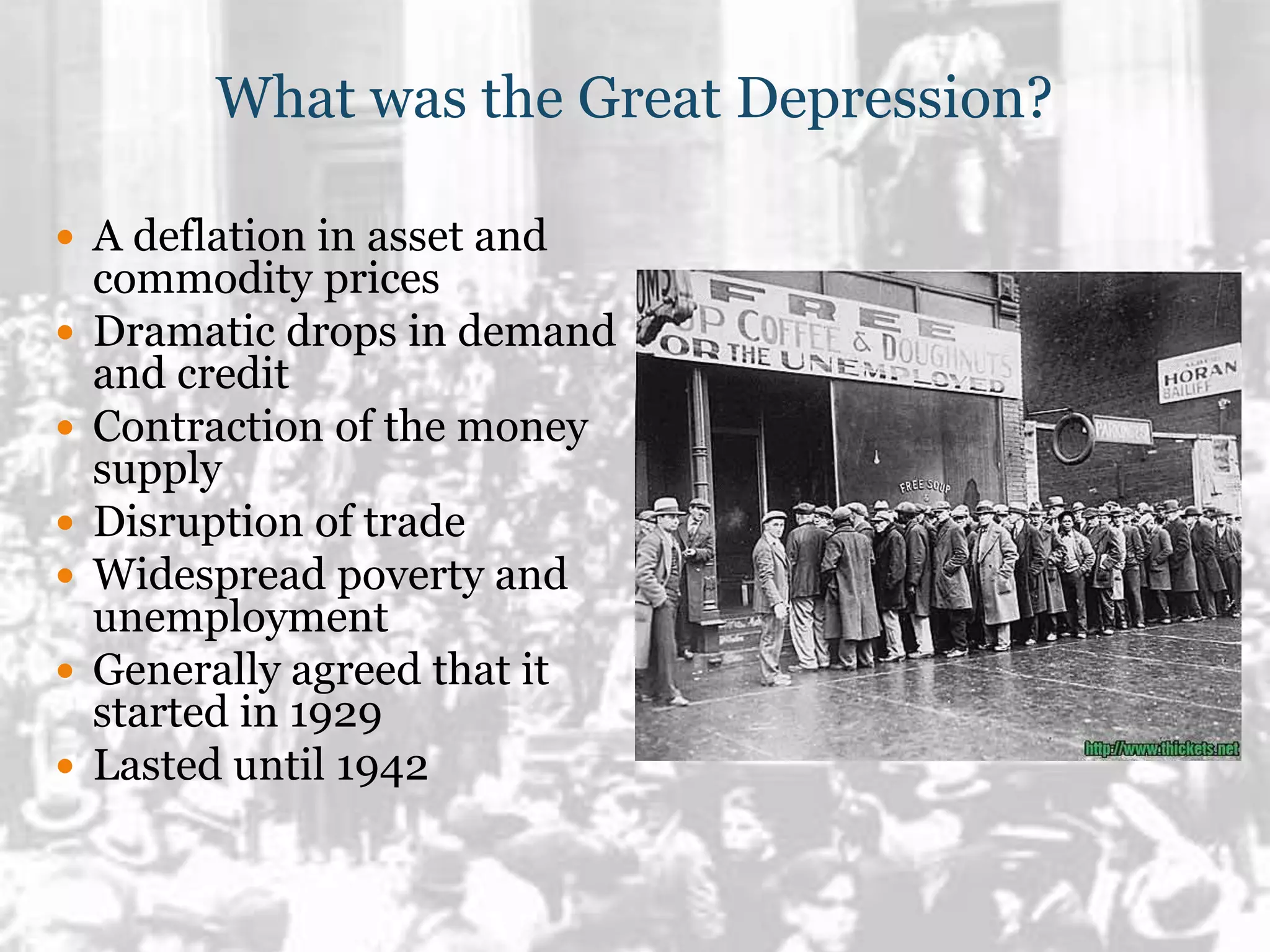 Causes of the great depression | PPTX