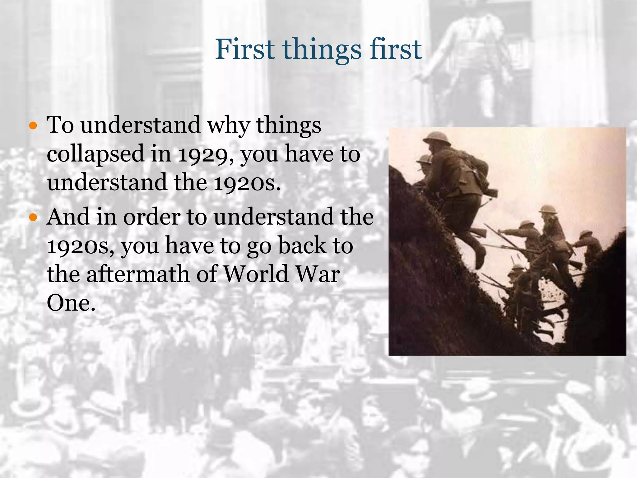 Causes of the great depression | PPTX