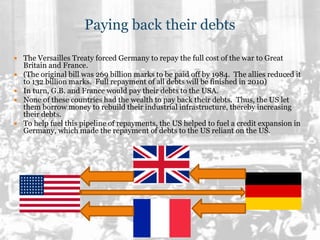 Causes of the great depression | PPTX