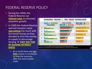 Causes of the Great Depression | PPTX