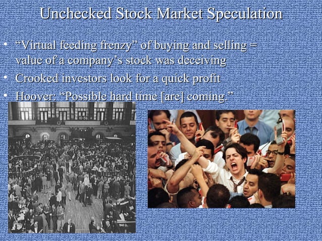 Causes of the Great Depression Powerpoint | PPT | Stocks and Bonds ...