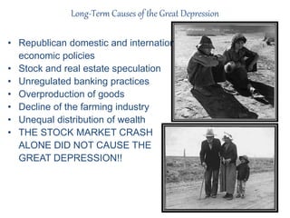 Great Depression Images Slideshow