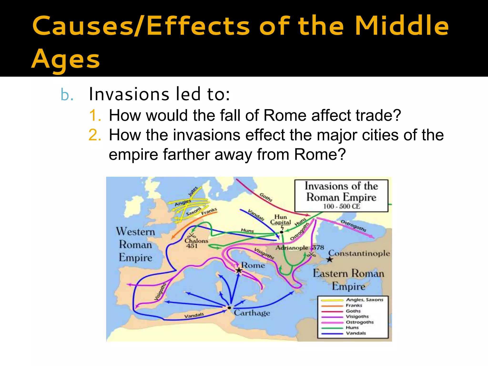 Causes of the middle ages | PPTX