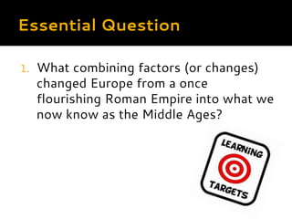 Causes of the middle ages | PPT