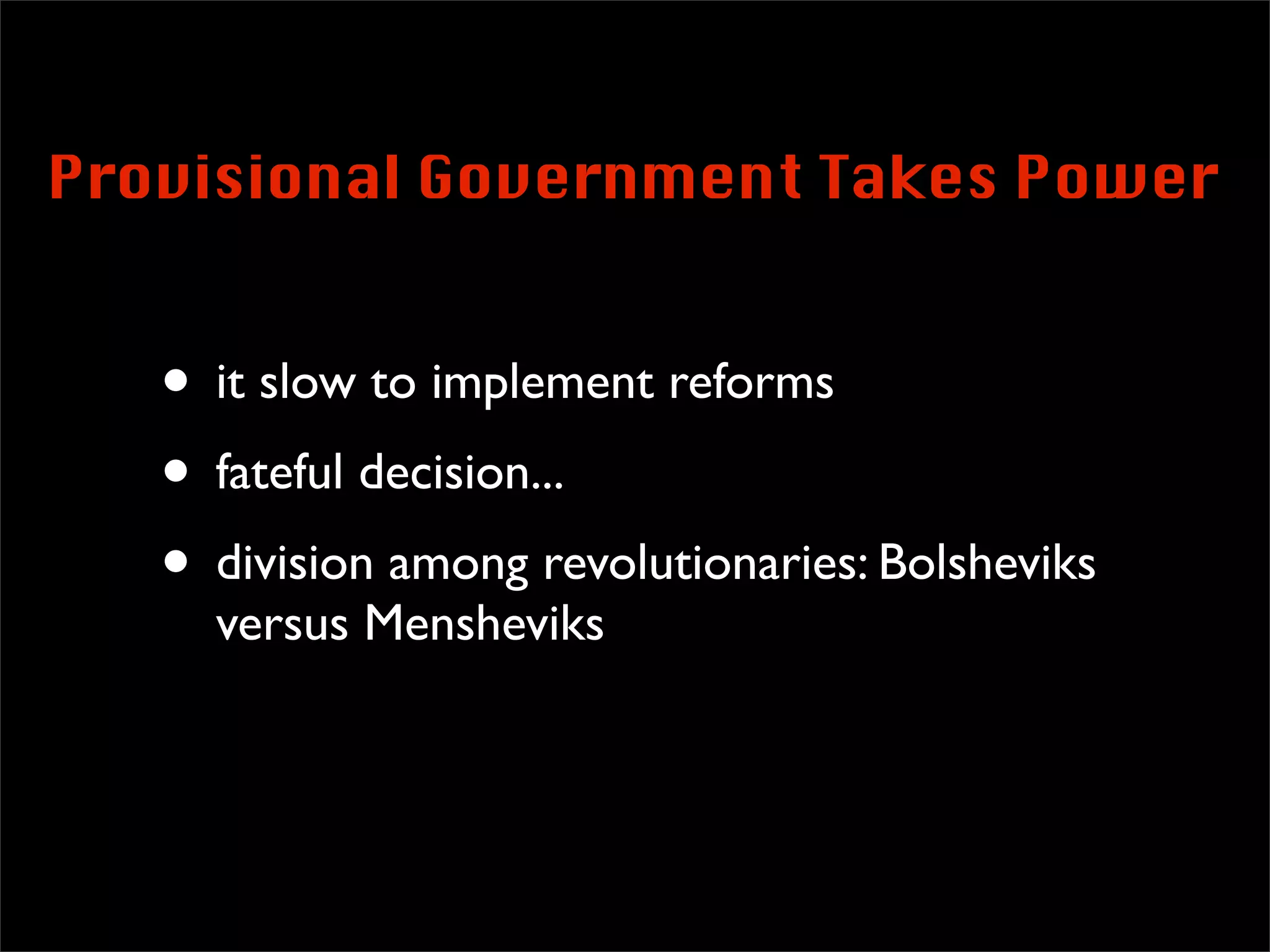 Causes of the Russian Revolution | PDF