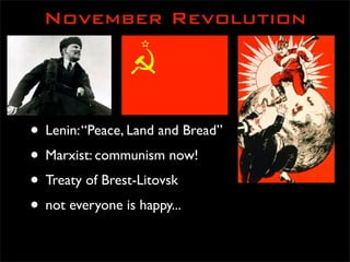 Lenin Peace Land And Bread