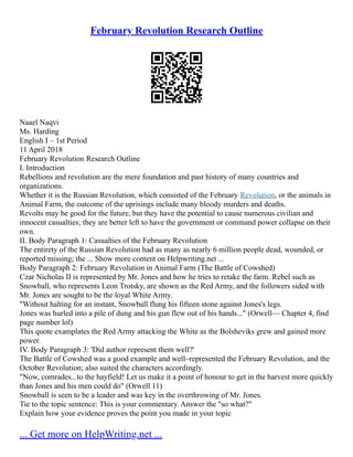 Causes Of The Russian Revolution | PDF