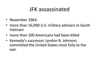 Causes of the vietnam war | PPTX