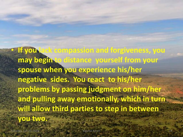 Causes of Third Parties in Our Marriages | PPT