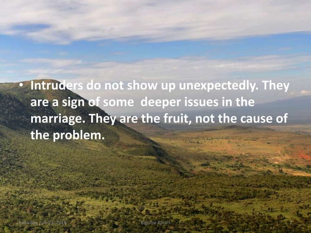 Causes of Third Parties in Our Marriages | PPT