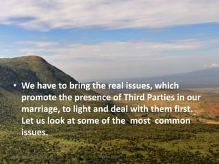 Causes of Third Parties in Our Marriages | PPTX