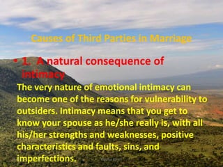 Causes of Third Parties in Our Marriages | PPTX
