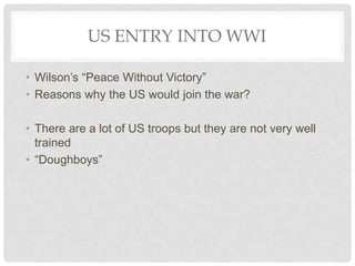 Causes of US Entry Into WWI.ppt