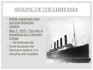 Causes of US Entry Into WWI.ppt