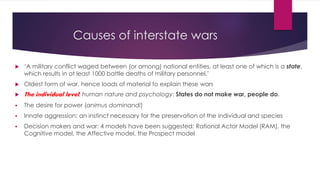 Causes of war | PPTX
