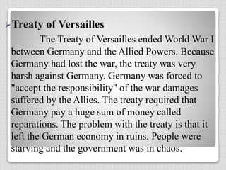 Causes of world war 2 | PPTX | Death, Injury, or Military Conflict ...