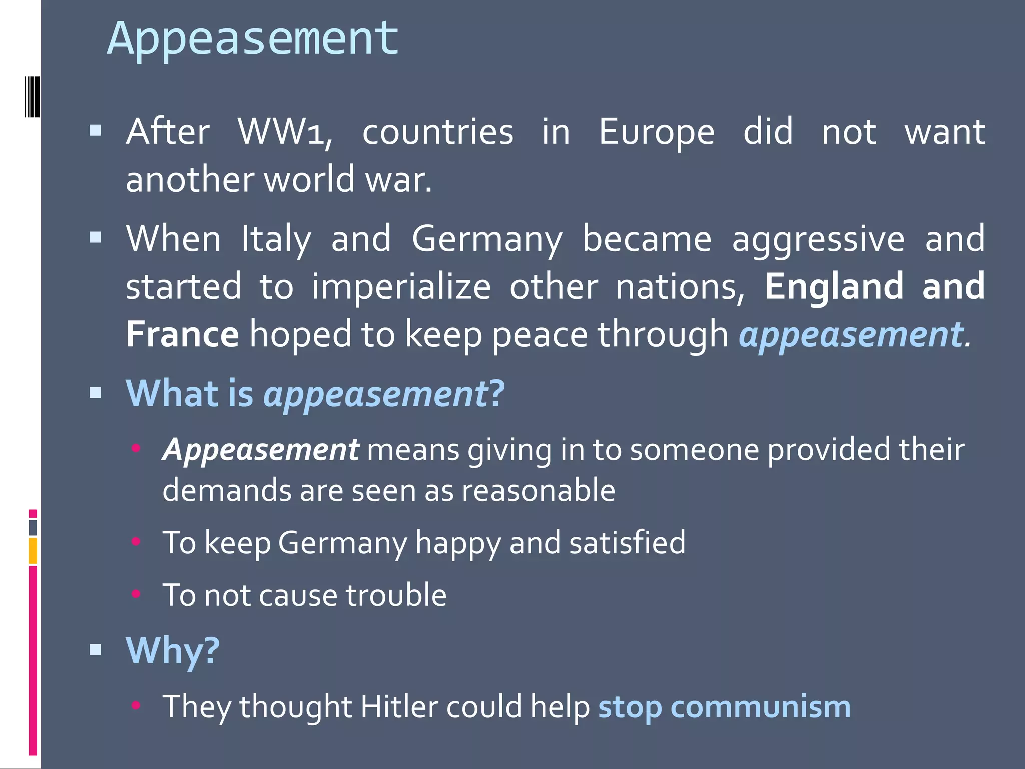 Causes of World War 2 (long) | PPTX