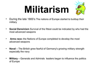 Causes of world war I | PPT