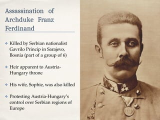 Causes of World War I.pptxghghghghghgggg | PPT