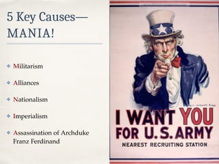 Causes of World War I.pptxghghghghghgggg | PPTX