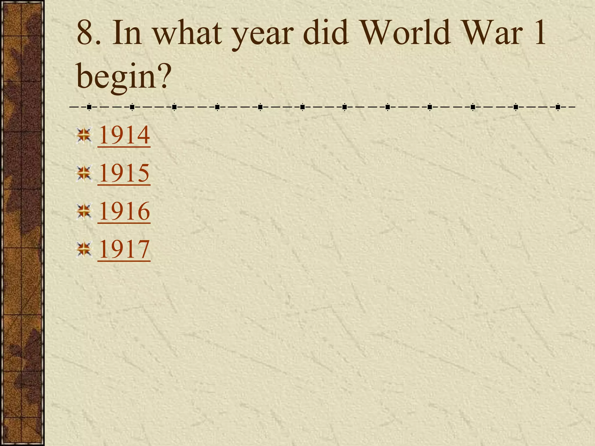 Causes of World War I PPT.ppt