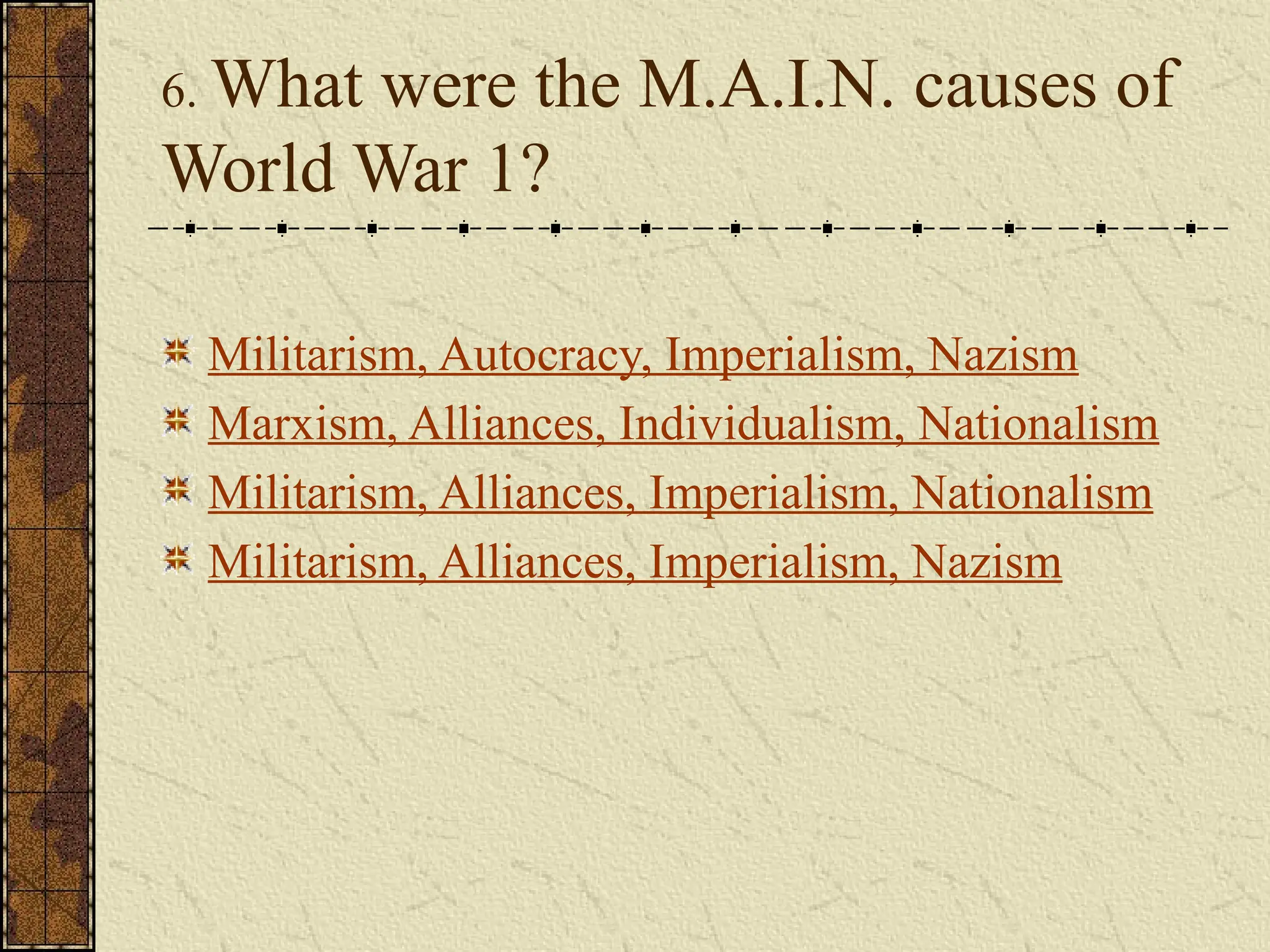 Causes of World War I high school PPT.pptx