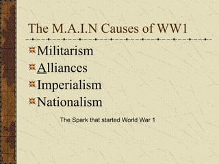 Causes of World War I high school ideaas PPT.pptx
