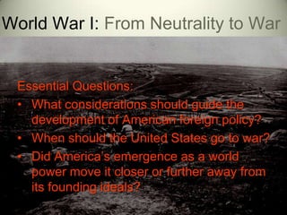 Causes of world war i student notes | PPT