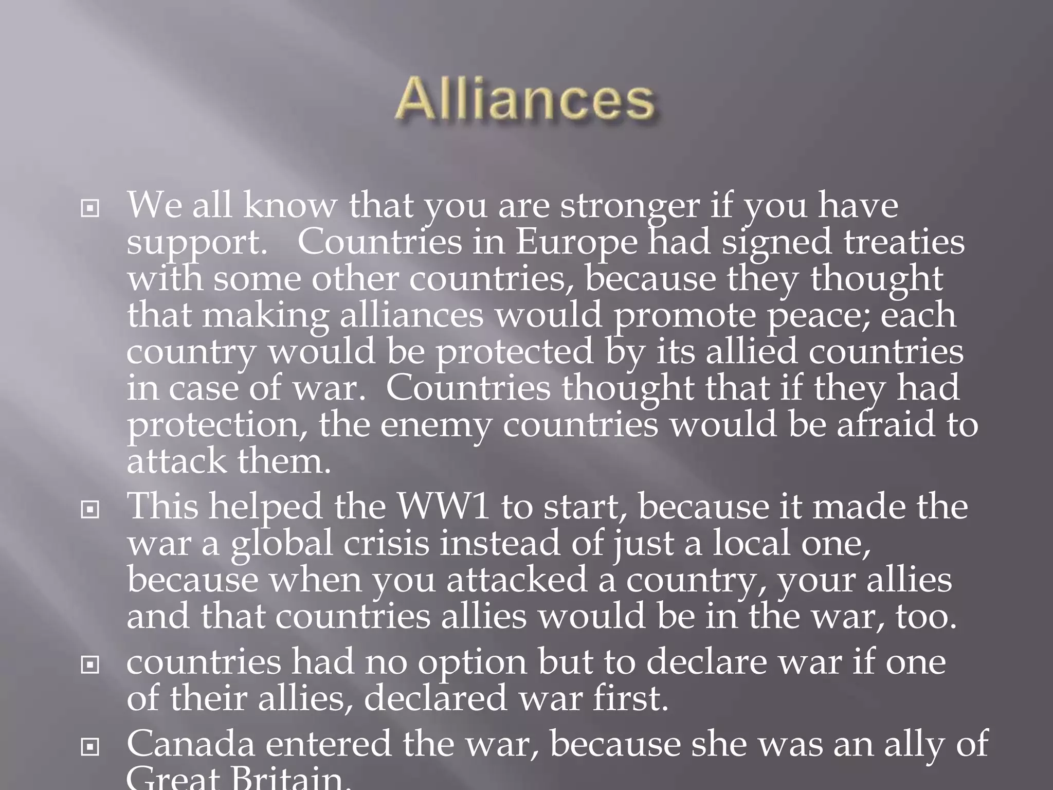 Causes of ww1 | PPTX