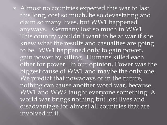 Causes of ww1 | PPTX