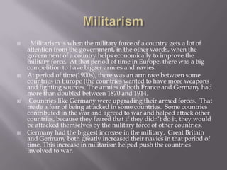 Causes of ww1 | PPTX