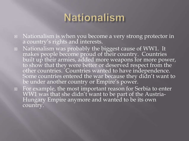 Causes of ww1 | PPTX