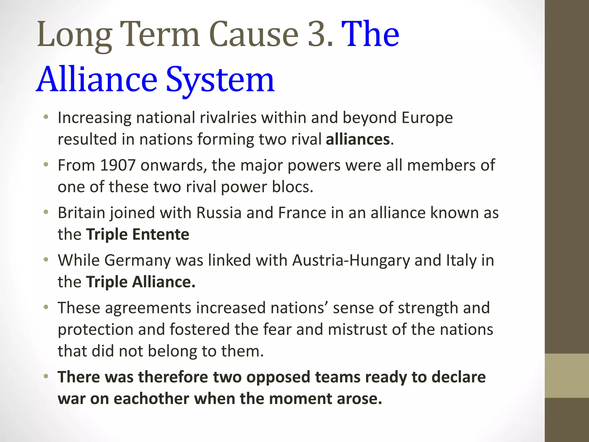 Causes of ww1 | PPTX