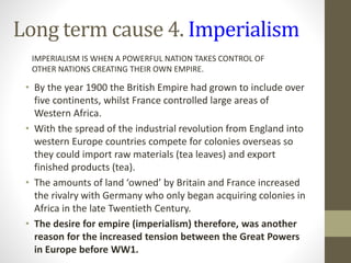 Causes of ww1 | PPTX