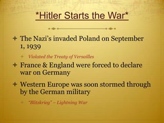 Causes of World War II | PPTX