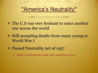 Causes of World War II | PPTX