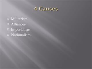 Causes of wwi | PPT