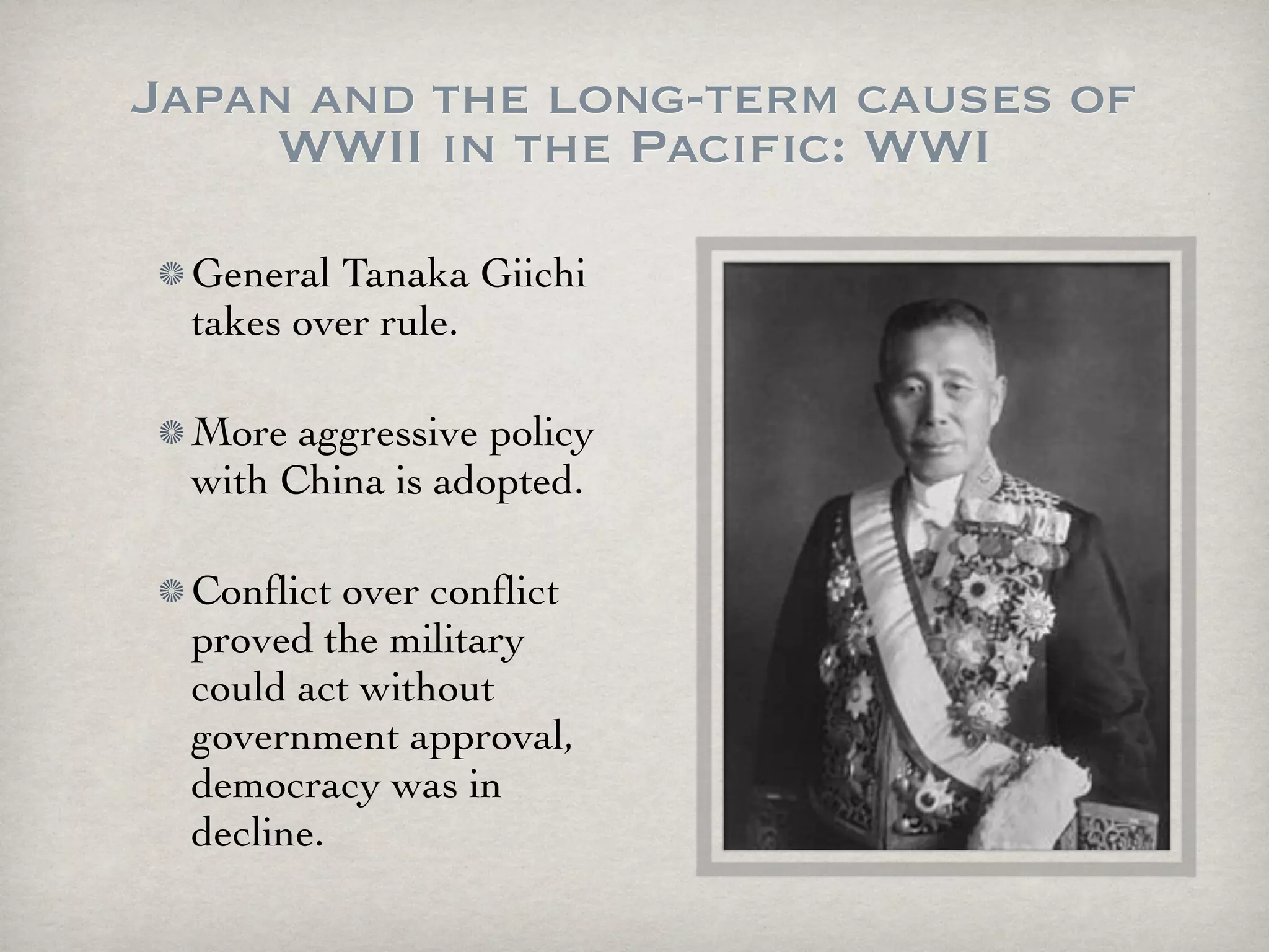 Causes of wwii pacific war | KEY