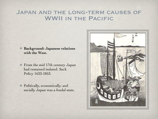Causes of wwii pacific war | KEY