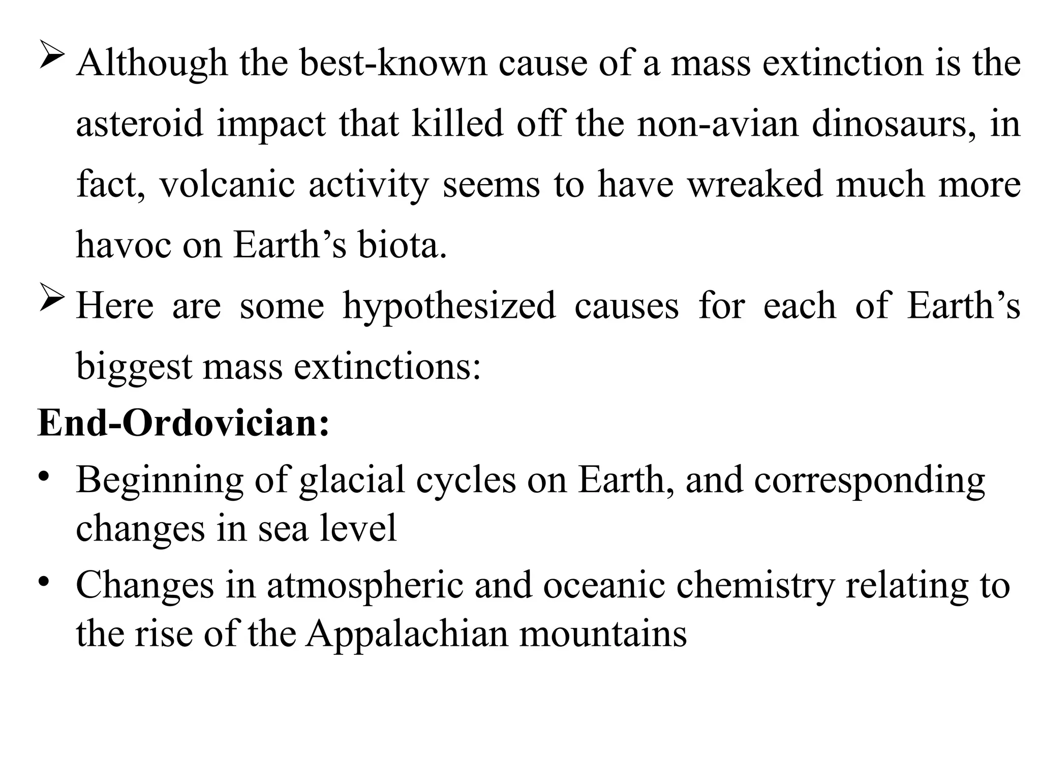 Causes, various types of Extinction.pptx