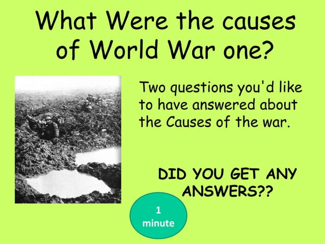 Causes world war one | PPT