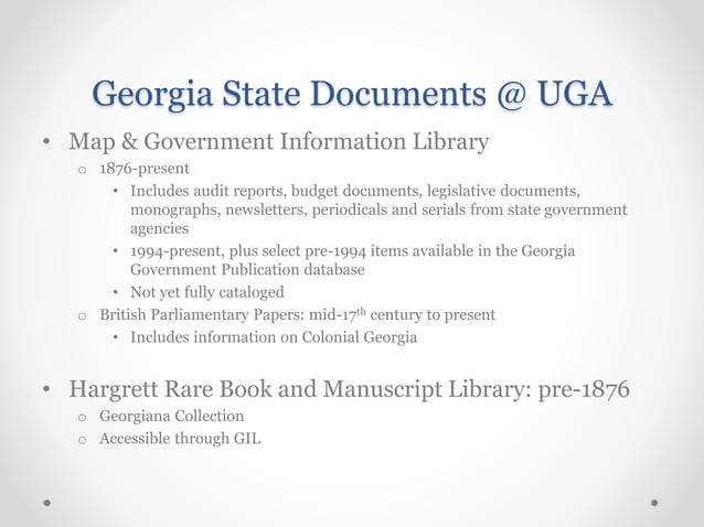 Wisdom, Justice, Moderation: An Overview of Georgia State Government ...