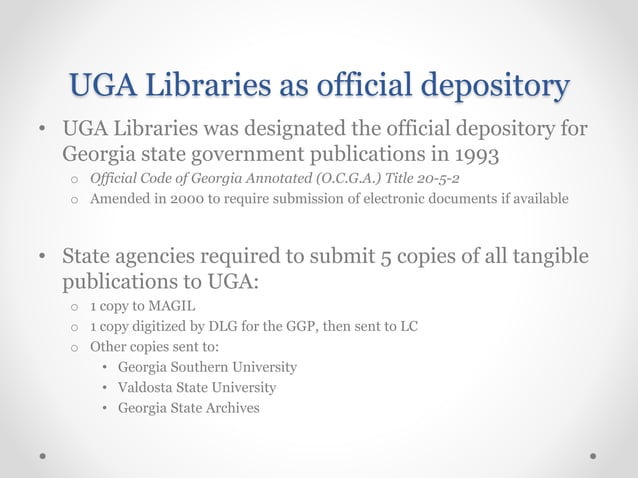 Wisdom, Justice, Moderation: An Overview of Georgia State Government ...