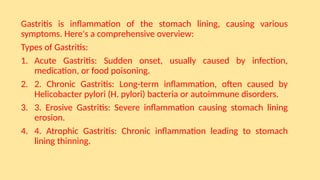 causing various symptoms Acute Gastritis.pptx